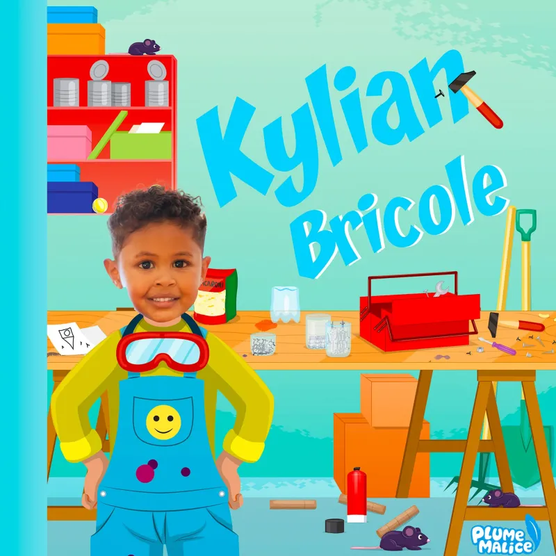 Livre enfant personnalisé Bricolage | Avec Photo et Prénom