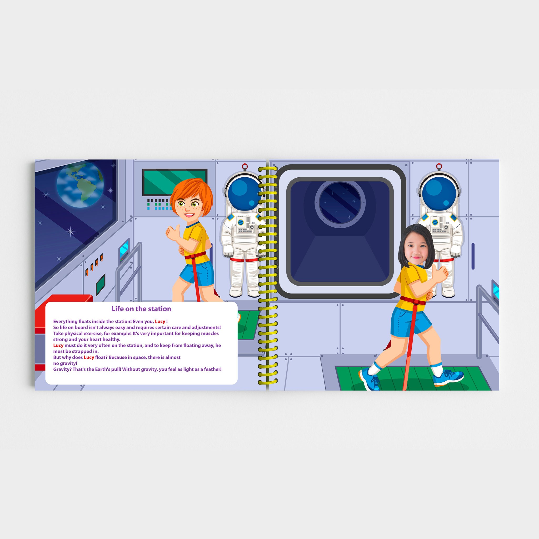 Personalized Outer Space Kids Book | With Photo and First Name